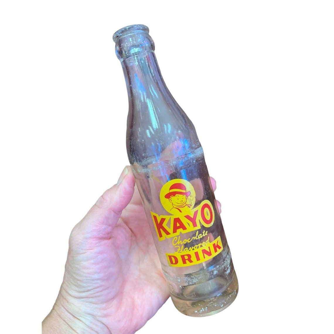 Vintage KAYO Chocolate Flavored Drink Soda Pop Bottle Chicago IL 7 Oz ...