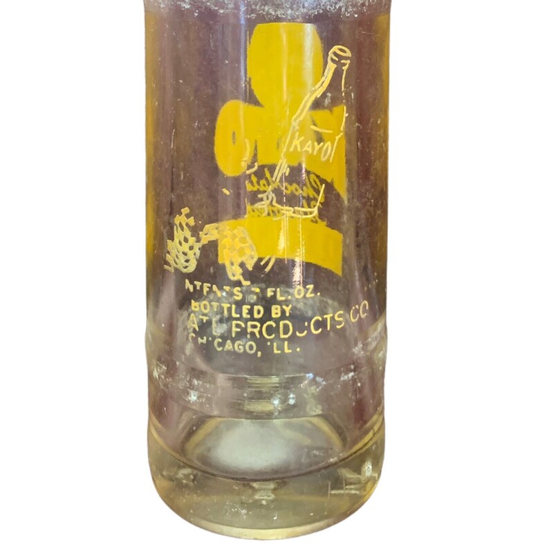 Vintage KAYO Chocolate Flavored Drink Soda Pop Bottle Chicago IL 7 Oz ...