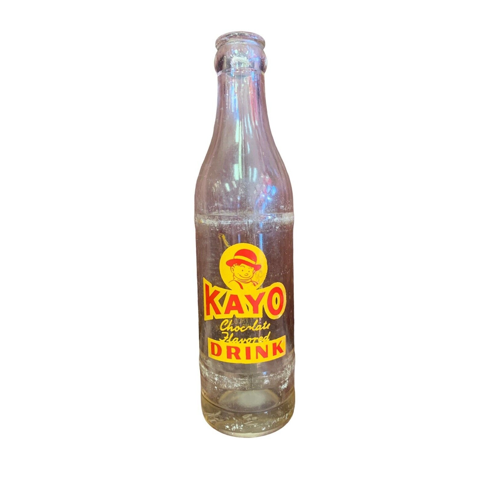 Vintage KAYO Chocolate Flavored Drink Soda Pop Bottle Chicago IL 7 Oz ...