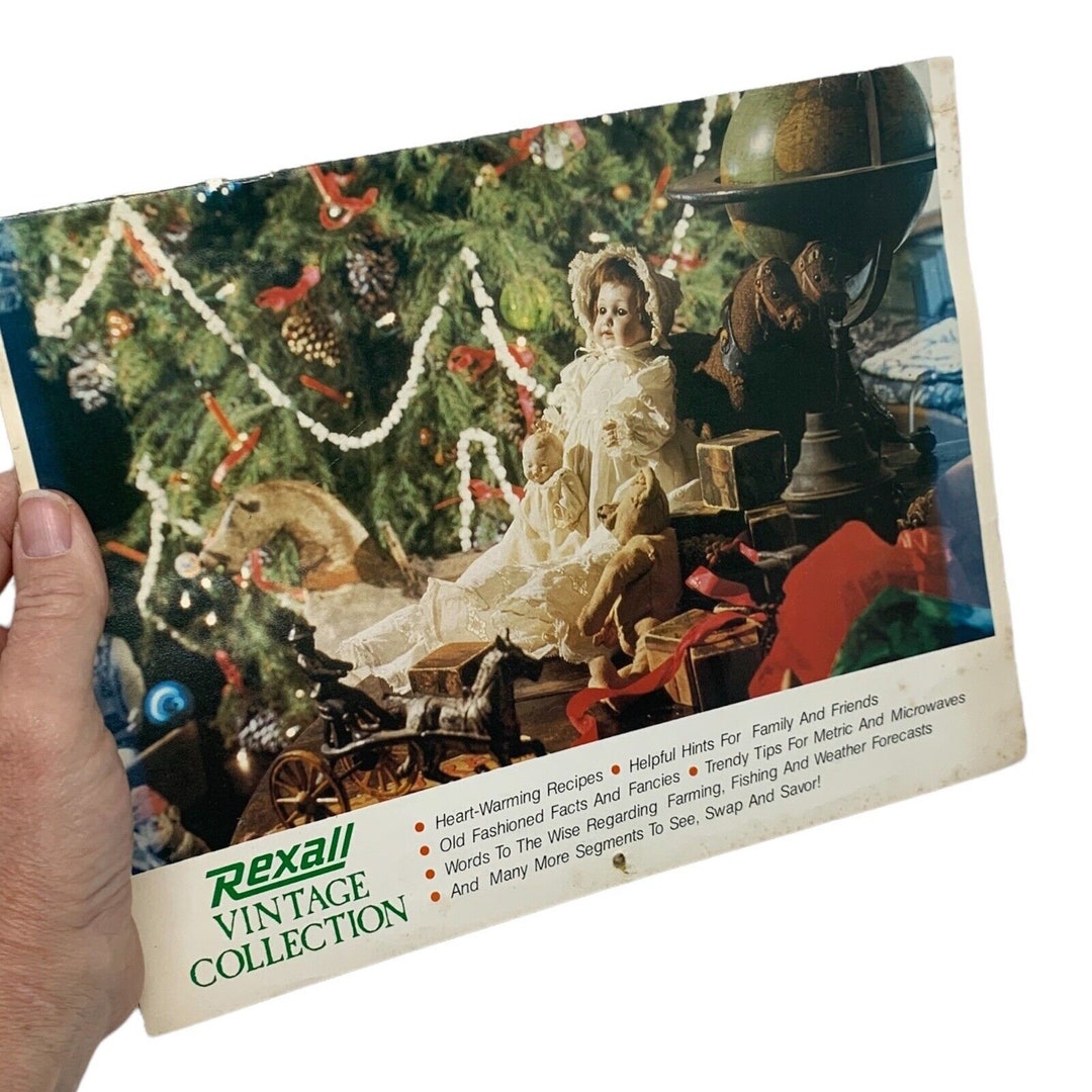1980 Vintage Collection Rexall Drug Store Calender Retro Recipes Photos ...