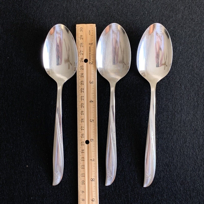 3 Twin Star Oneida Community Flatware Silverware Serving Spoons ...