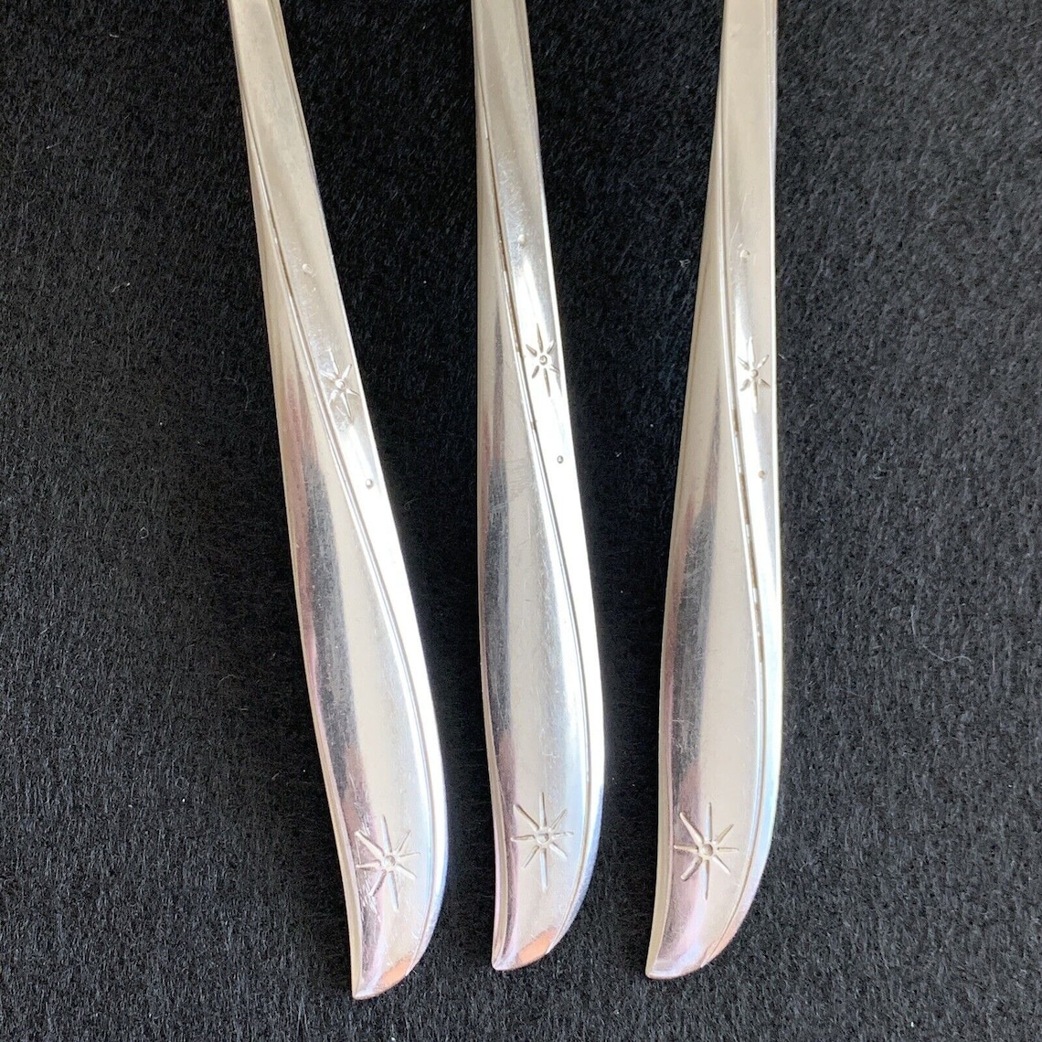 3 Twin Star Oneida Community Flatware Silverware Serving Spoons ...