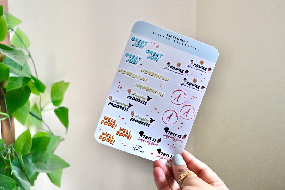 Teachers Stickers Grading, Teaching, Classroom, Students, Stickers Fro ...