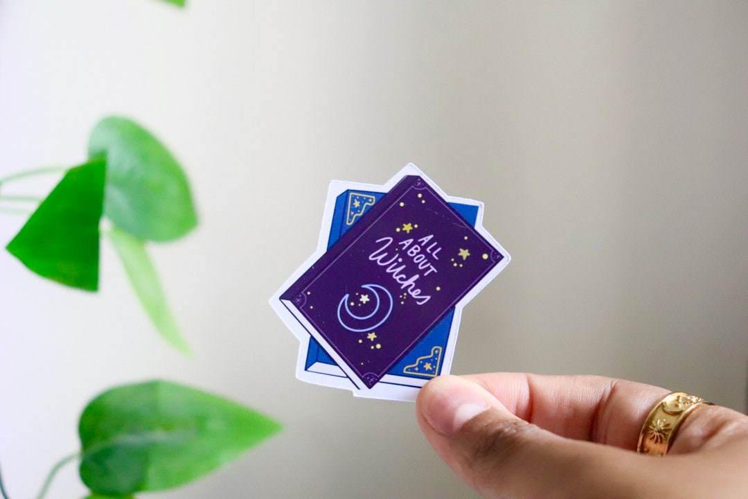 All About Witchcraft Medium Sticker | Stickers, Sticker Book, Books ...