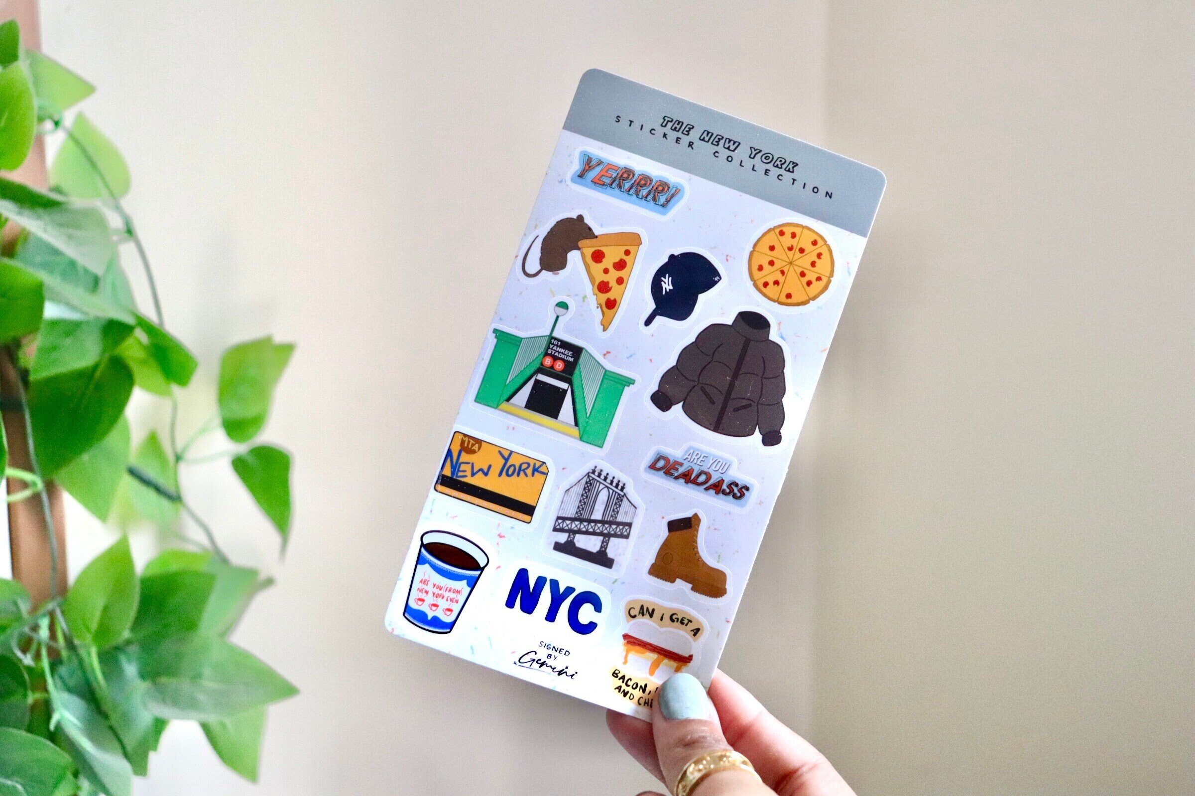 New York Stickers New York Sticker Metro Card Sticker Big - Etsy