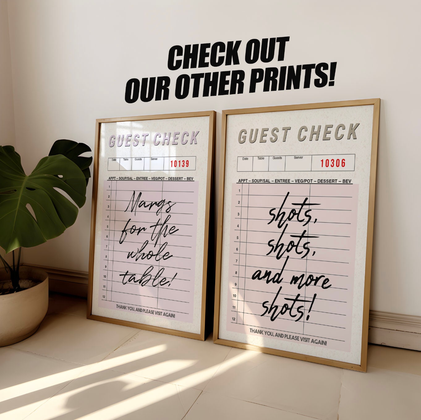 Should We Have Another Guest Check Wall Art, DIGITAL, Morning Vibe ...