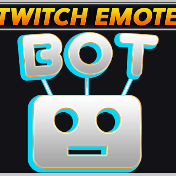 Twitch Robot Emote - Etsy