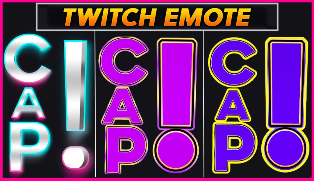 TWITCH CAP EMTOES - Etsy