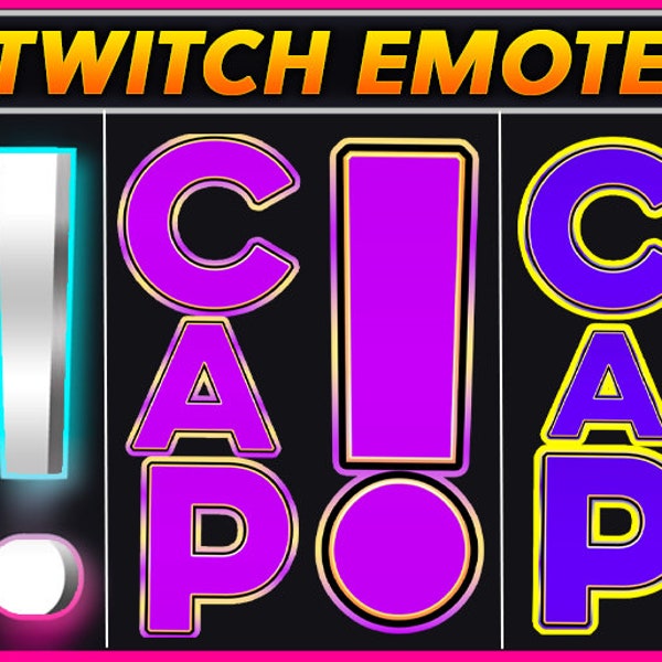 Twitch Cap Emotes - Etsy