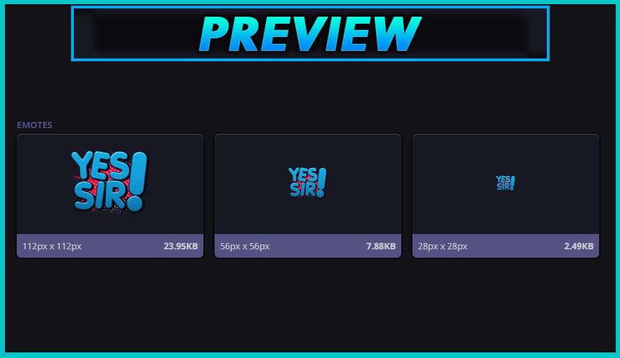 Twitch Yes Sir Emote - Etsy