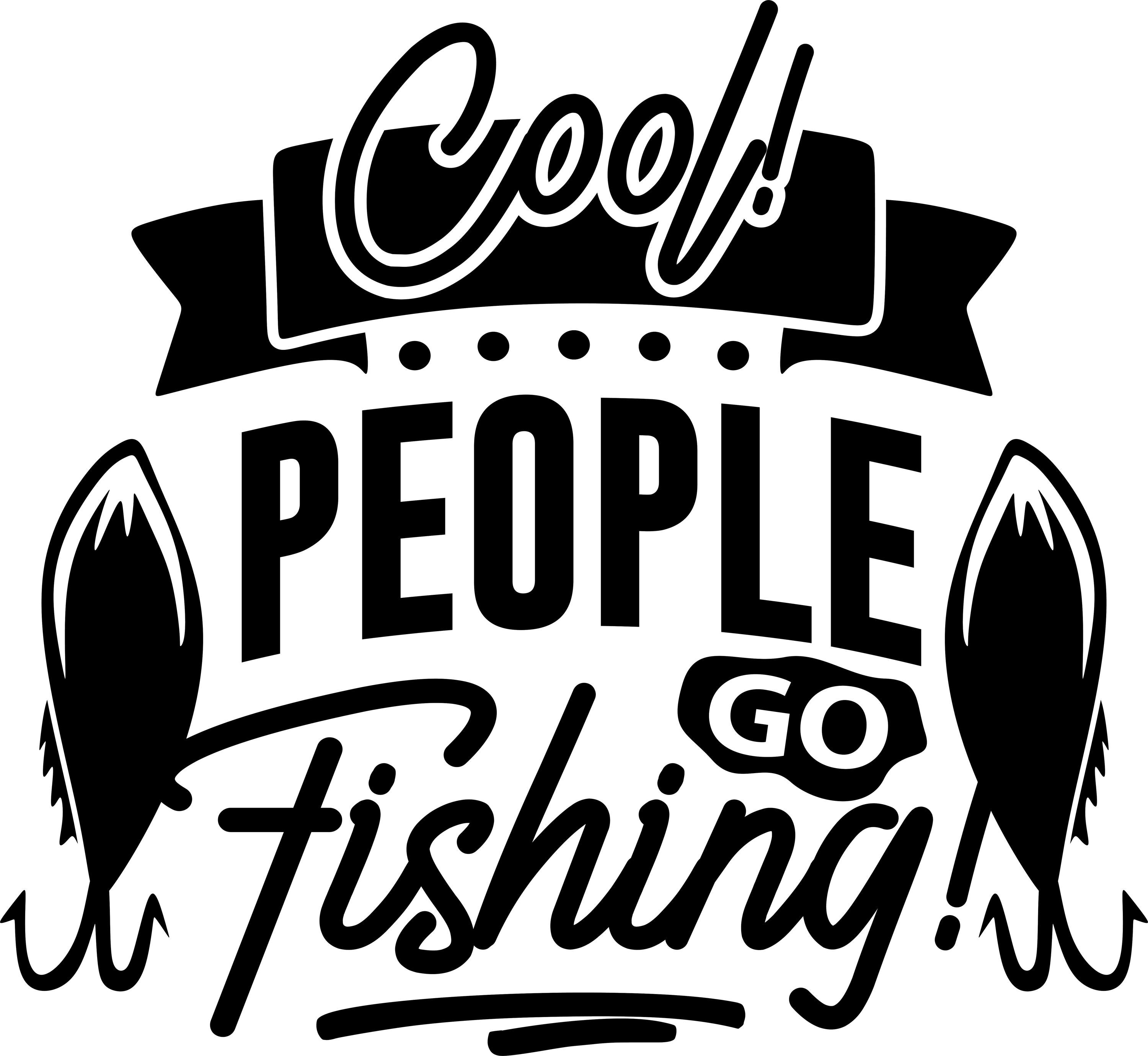 Fishing SVG Design Bundle: 25 Fishing Quotes, Decals, Cut Files - Etsy