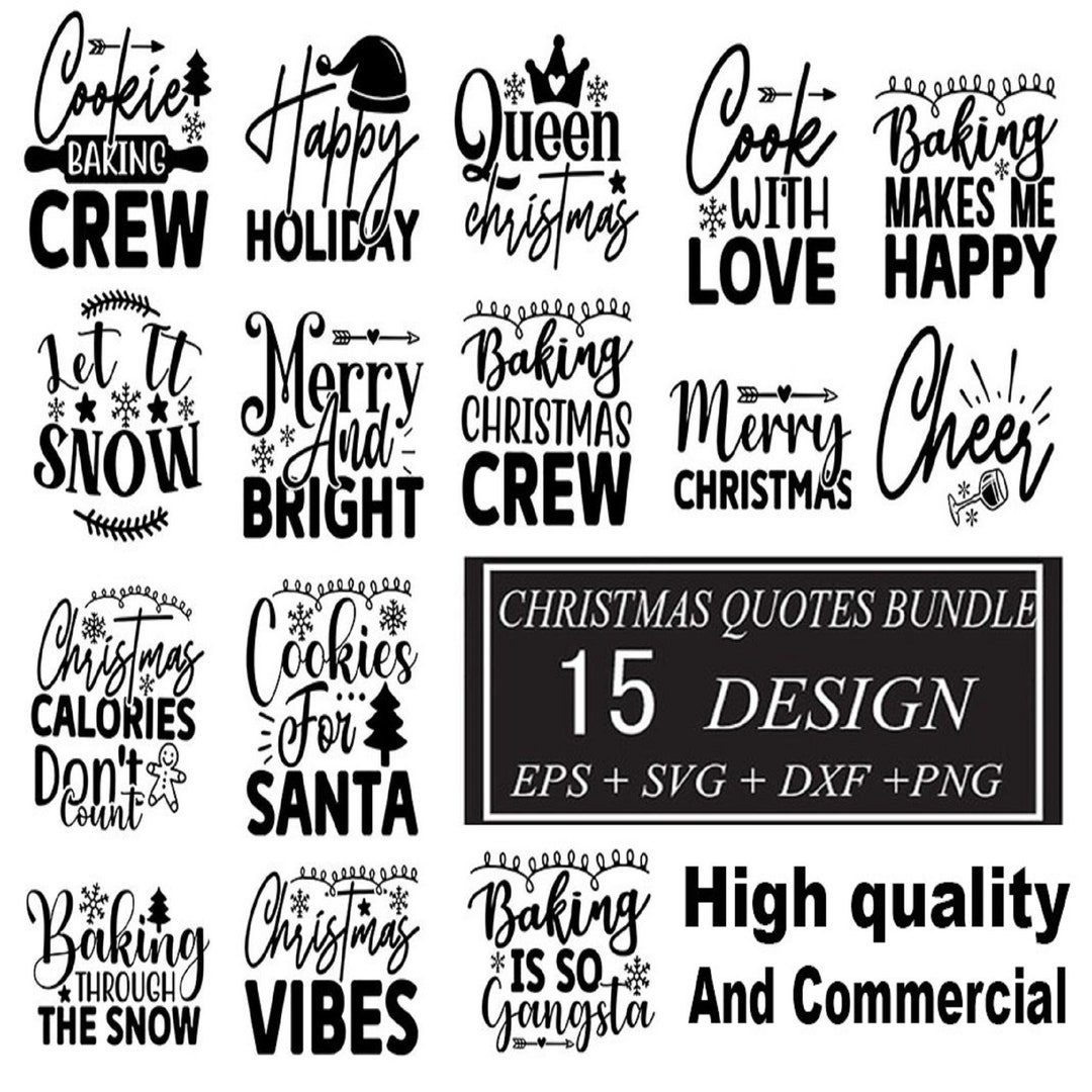 Funny Christmas SVG Bundle, Christmas Sign Svg , Merry Christmas Svg ...
