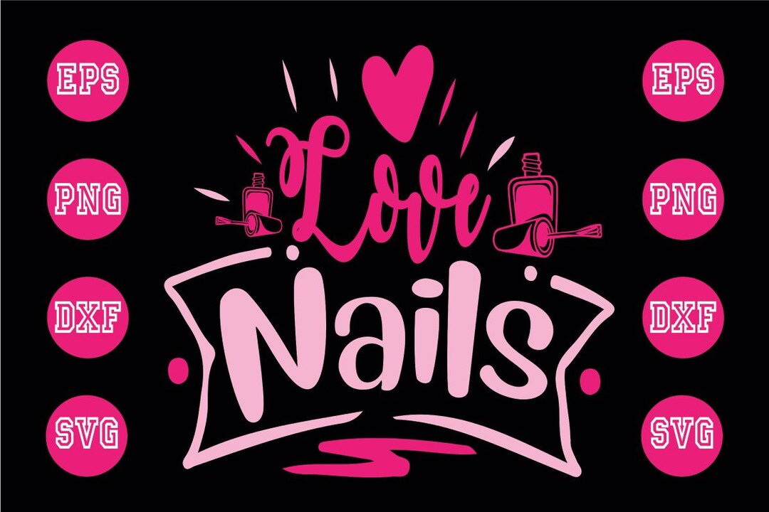 Nail Artist SVG Bundle: Nail Tech Clipart, Commercial Use (digital ...