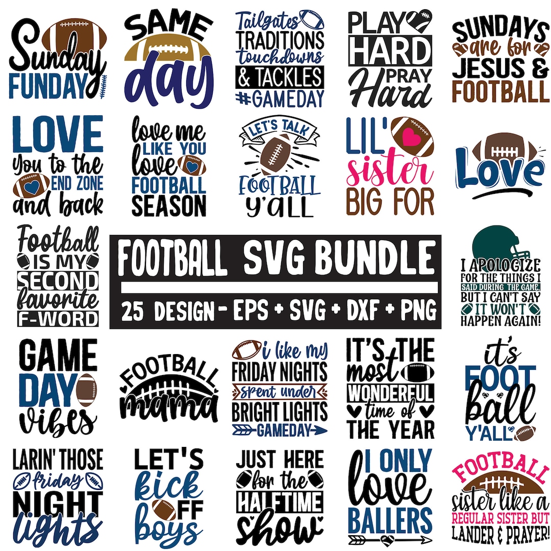 Football Quotes Svg,football SVG Bundle, Football SVG, Football Shirt ...