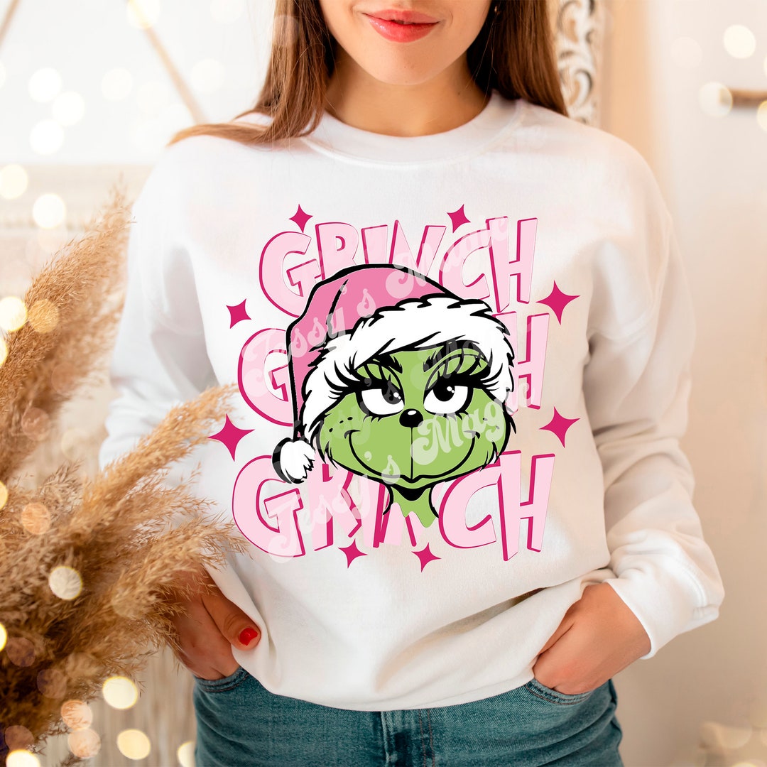 GRINCH GIRL PINK Svg - Etsy Australia