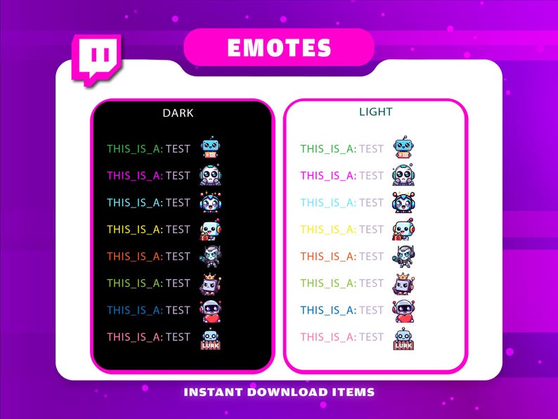 Twitch Emotes, Robot Emotes, Anime Emotes, Chibi Emotes, Cute Emotes ...