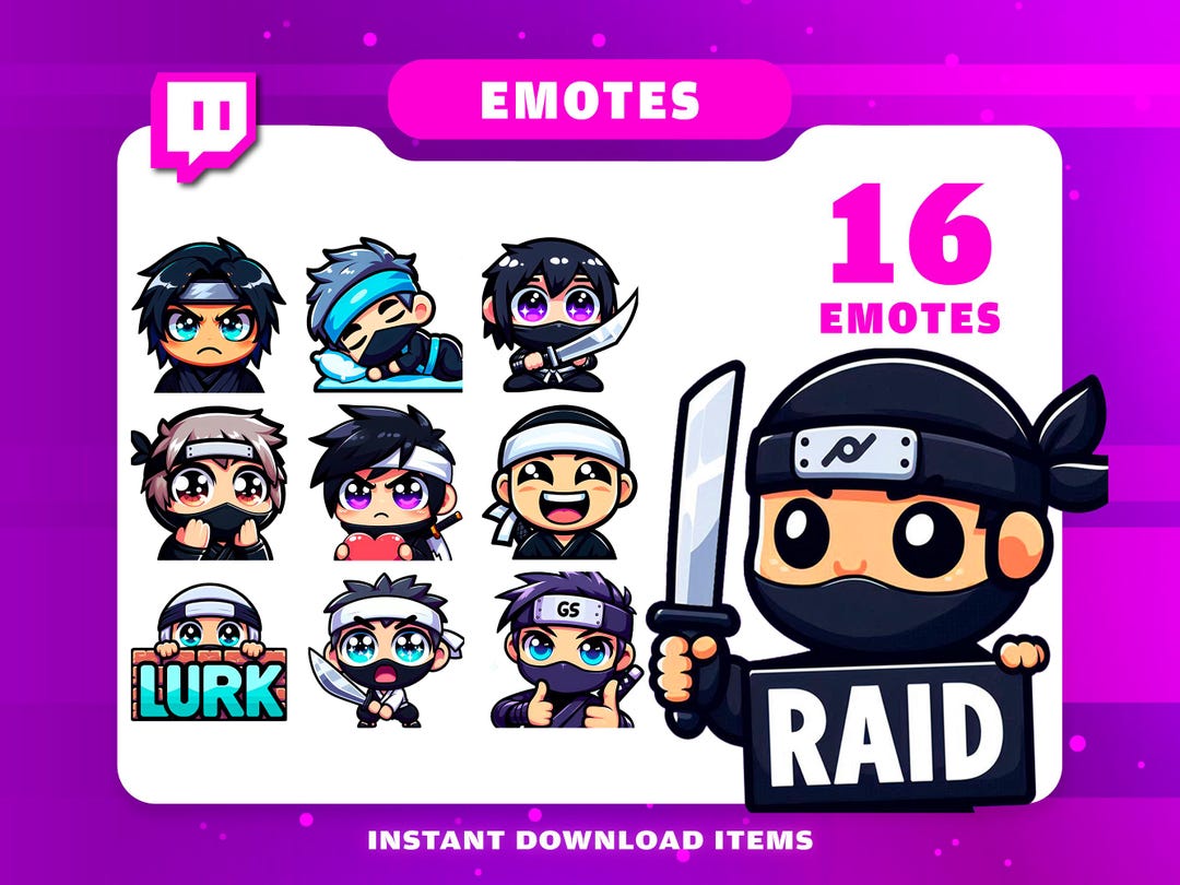 Twitch Emotes, Ninja Emotes, Anime Emotes, Chibi Emotes, Cute Emotes, Meme Emotes, Twitch Emotes ...