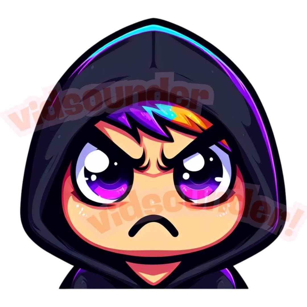 Twitch Emotes, Hoodie Boy Emotes, Anime Emotes, Boy Emotes, Chibi ...