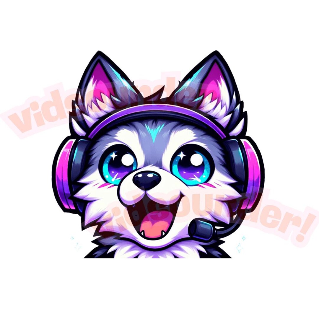 Wolf Emote, Make Your Twitch and Discord Adorable With Unique Chibi ...