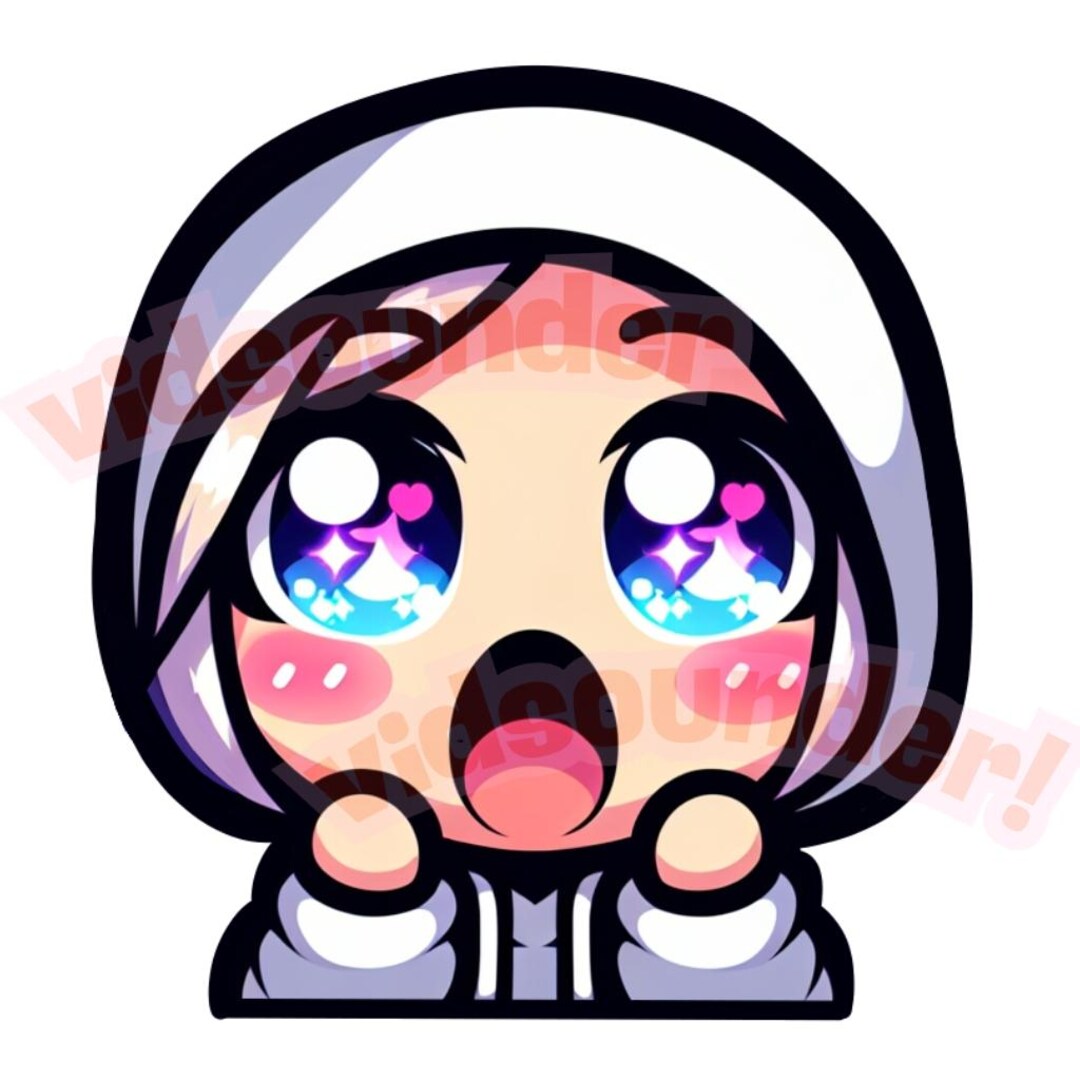 Twitch Emotes, Hoodie Girl Emotes, Anime Emotes, Girl Emotes, Chibi ...