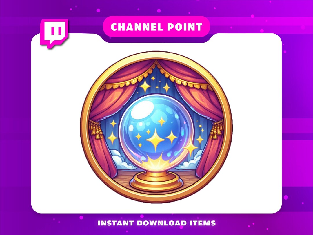 Ball Channel Point – Twitch Channel Points Icon - Custom Reward PNG ...