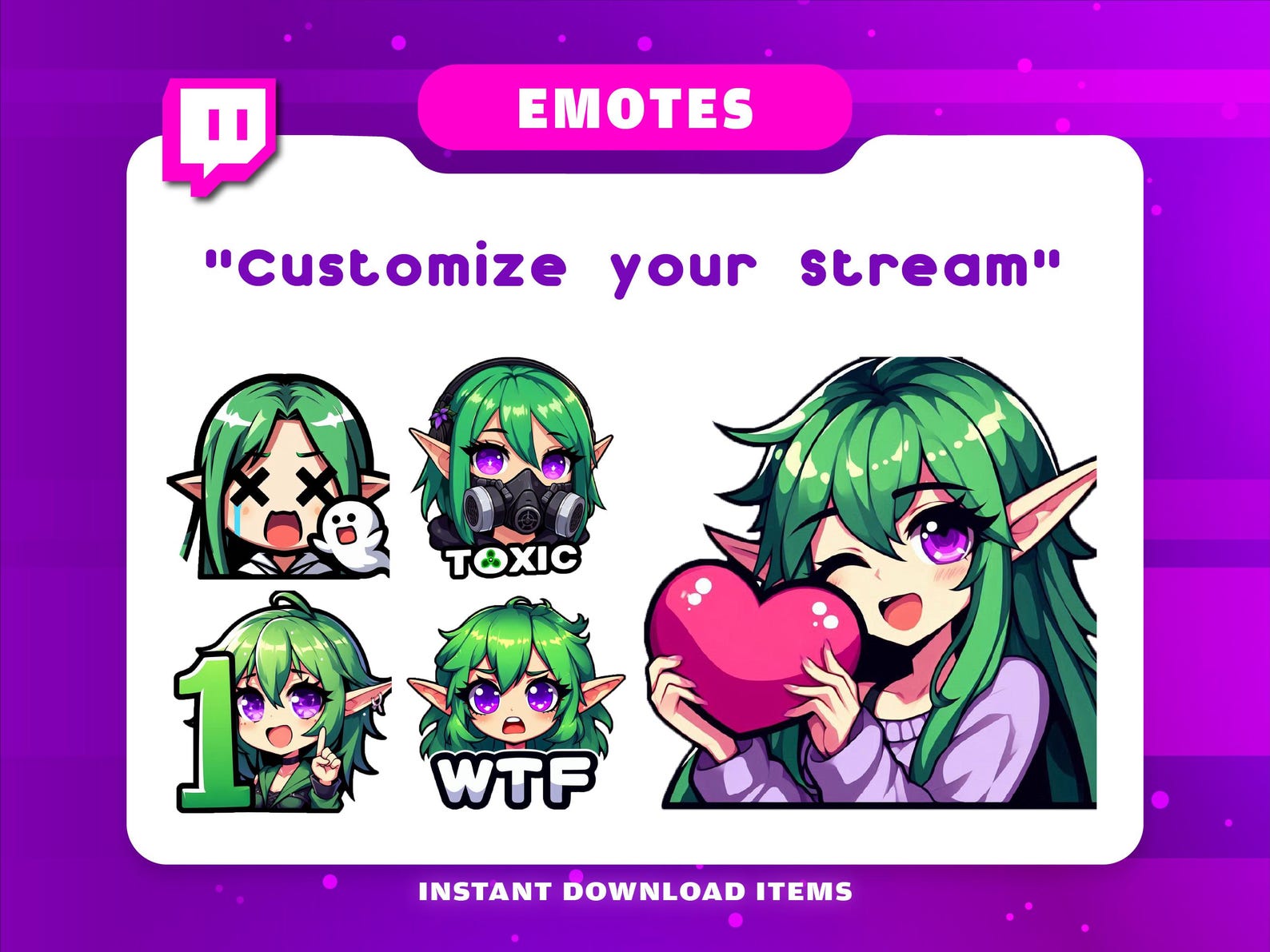 Twitch Emotes, Elf Emotes, Anime Emotes, Chibi Emotes, Cute Emotes ...