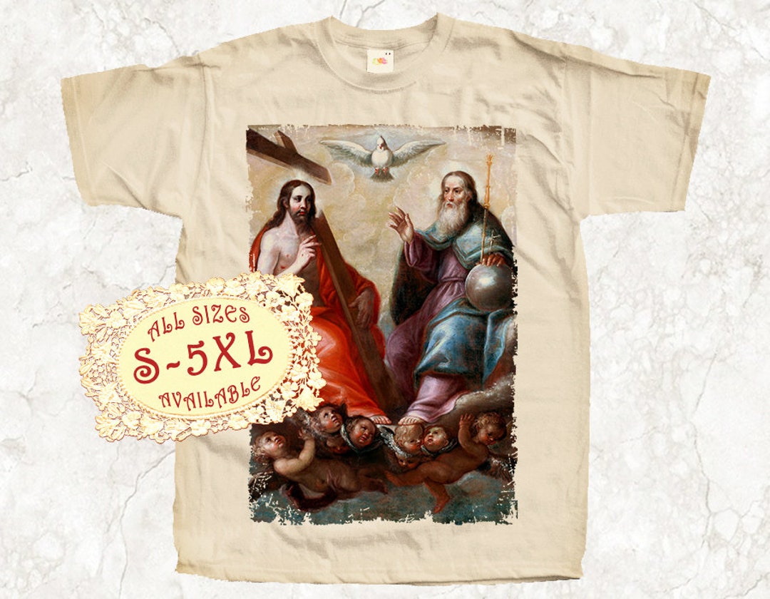Holy Trinity V2 Catolic T SHIRT All Sizes S-5XL Religious Christian ...