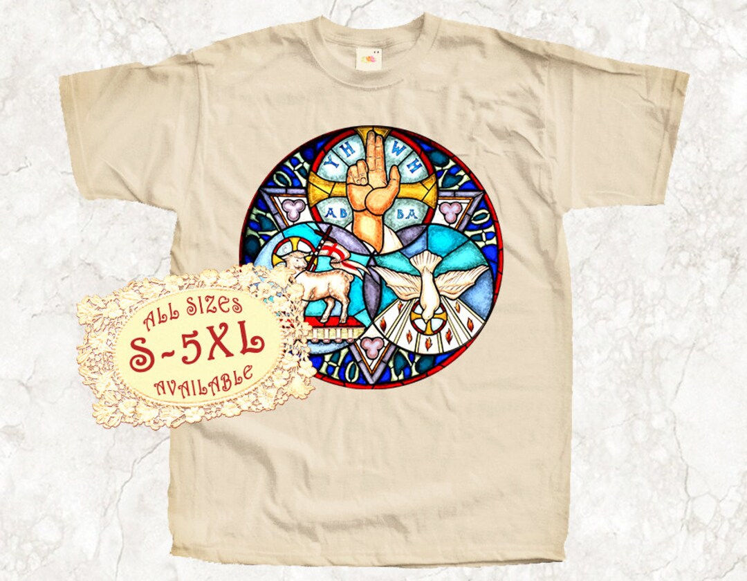Holy Trinity V3 Catolic T SHIRT All Sizes S-5XL Religious Christian ...