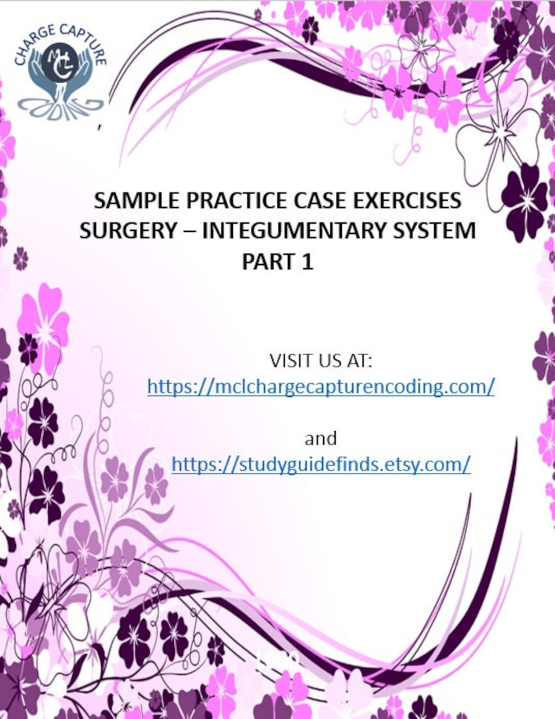 5 Medical Coding Practice Cases for CPC Exam on Integumentary System ...