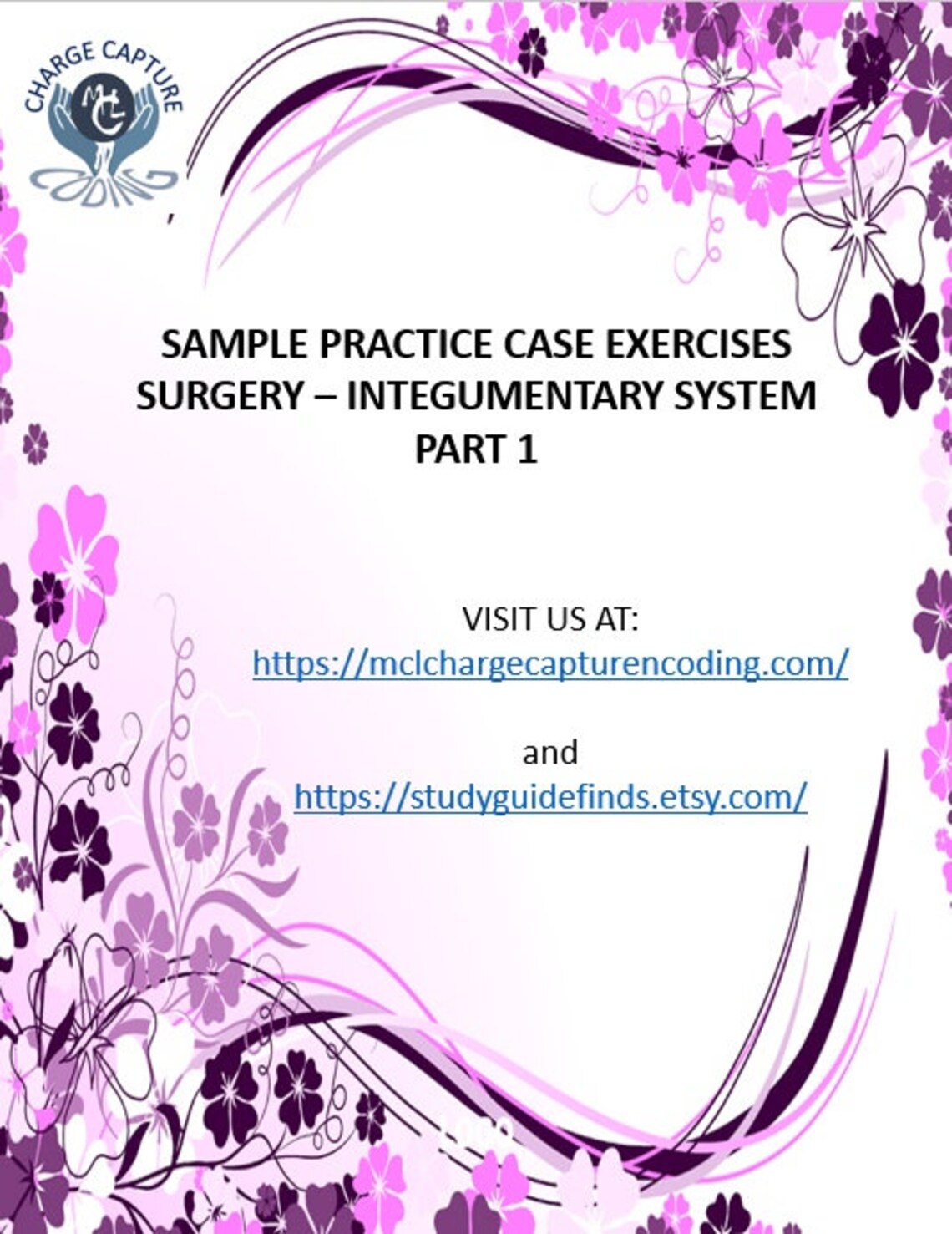 5 Medical Coding Practice Cases for CPC Exam on Integumentary System Under Surgery Coding Part 1 ...