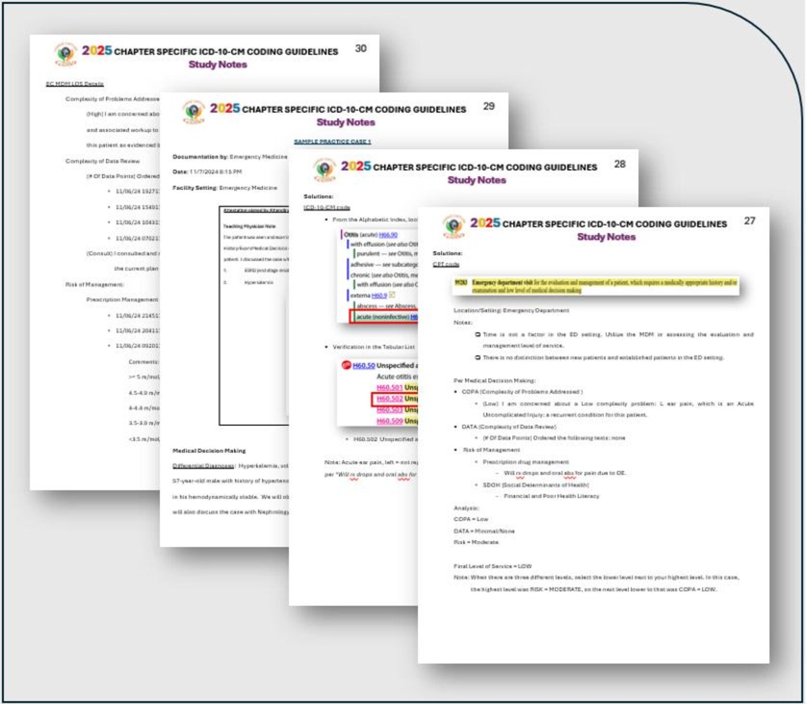 32 PAGES: 2025 ICD-10 Chapters 6-9 - Specific Coding Guidelines Study ...
