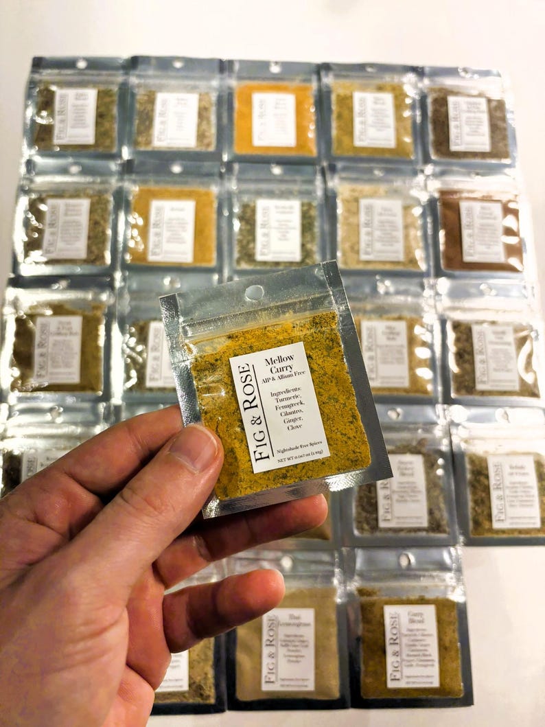 One of Everything - 25-packet Sampler- Allergy Friendly Spice Blends - Etsy