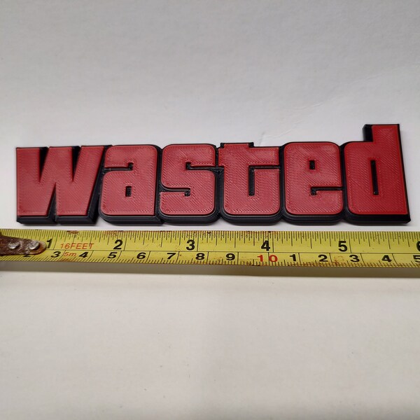 Gta Wasted Sign - Etsy