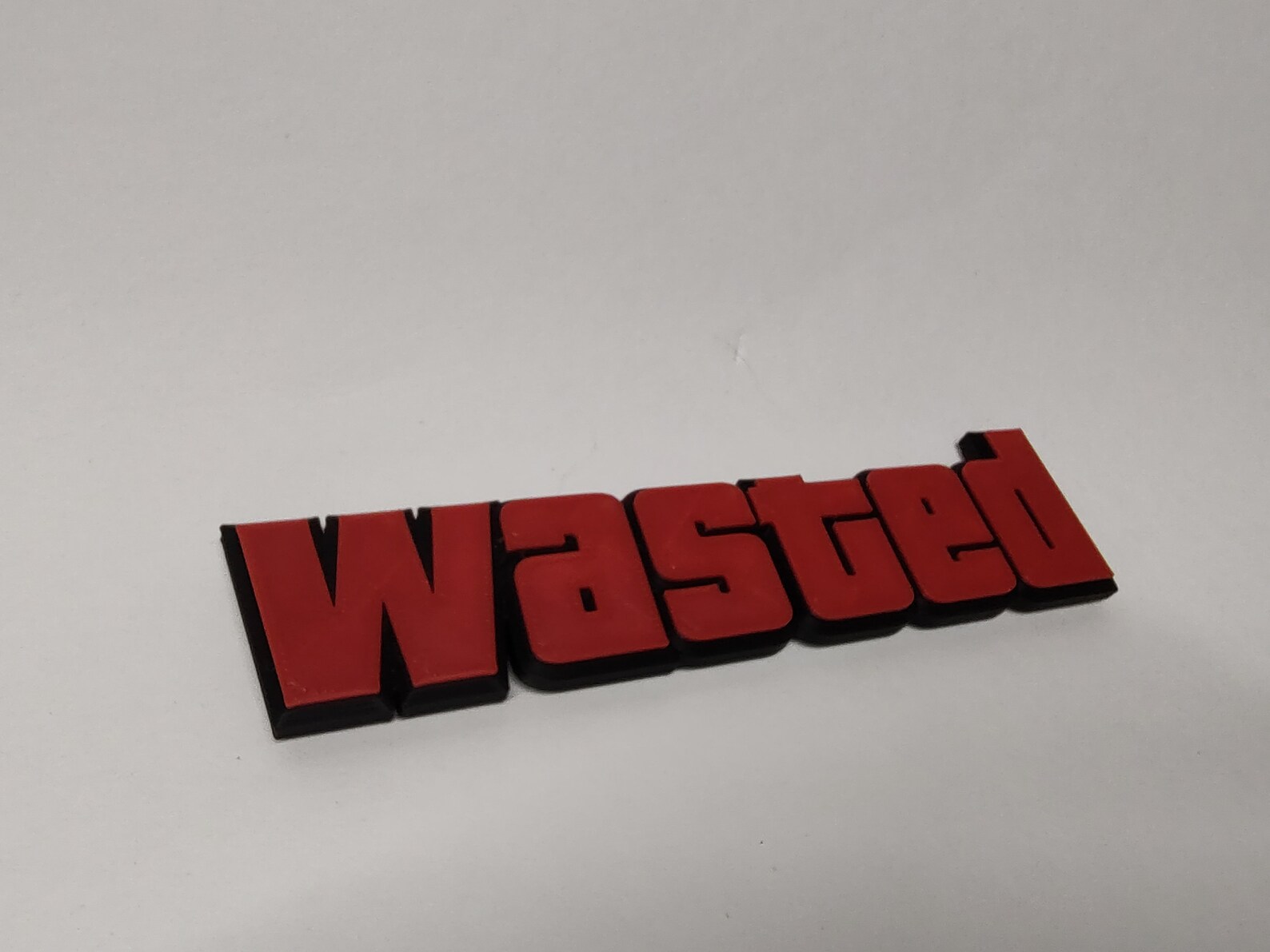 GTA wasted Sign Plaque GTAV 3D Printed Video Game Display Magnet - Etsy