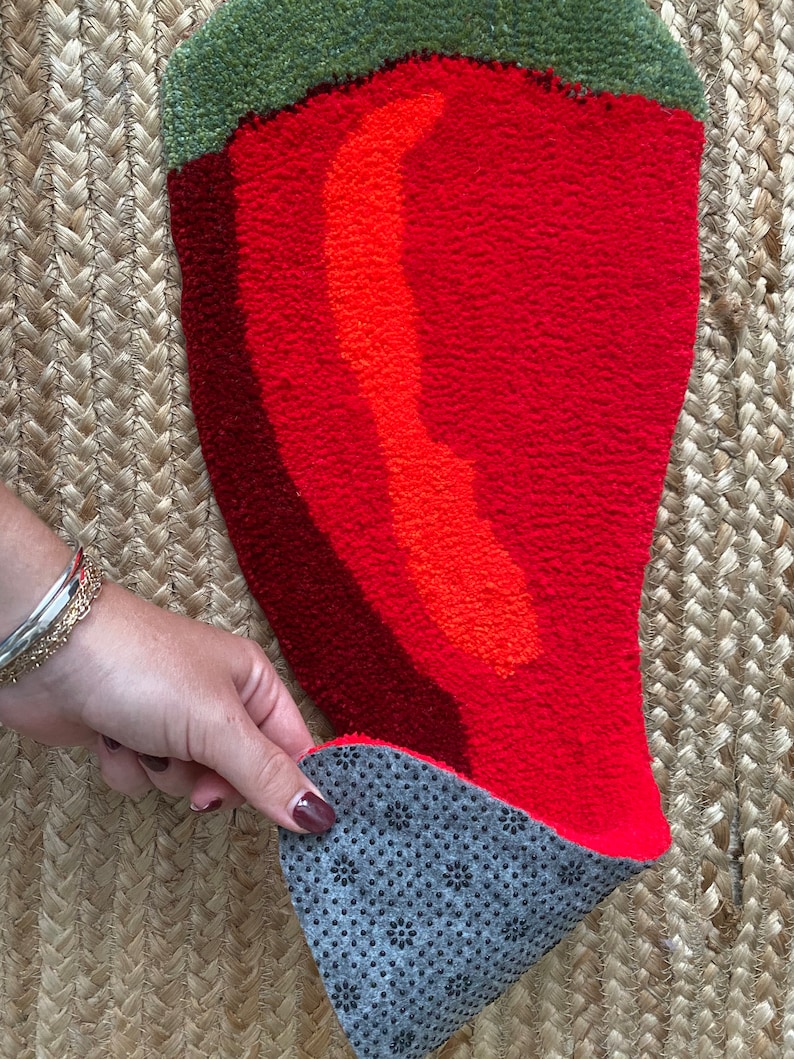Chili Pepper Rug - Etsy