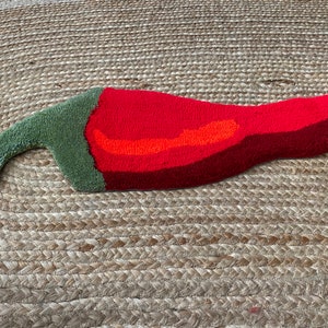 Chili Pepper Rug - Etsy