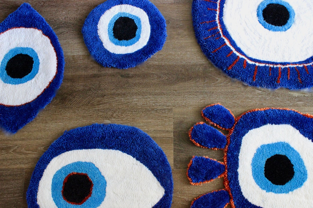 Evil Eye Rug - Etsy