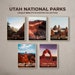 National Park Checklist Poster All 63 National Parks Mark the Date ...