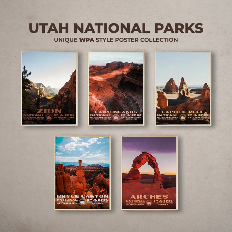 Utah National Parks - Etsy