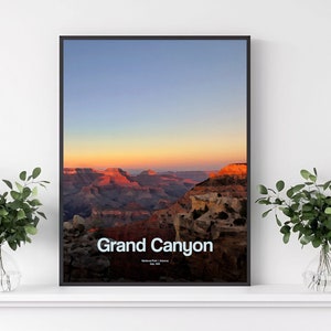 Grand Canyon National Park Poster National Park Print - Etsy