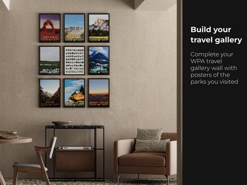 Death Valley National Park Poster WPA Style Vintage Travel - Etsy