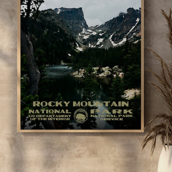 Rocky Mountain National Park Poster - Etsy