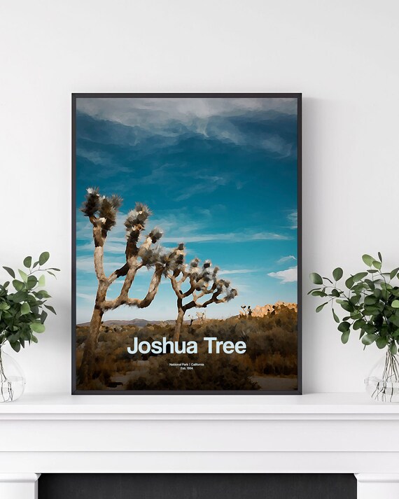 Joshua Tree National Park Poster National Park Print - Etsy