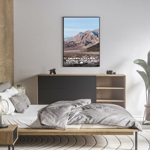 Death Valley National Park Poster WPA Style Vintage Travel Poster Retro ...