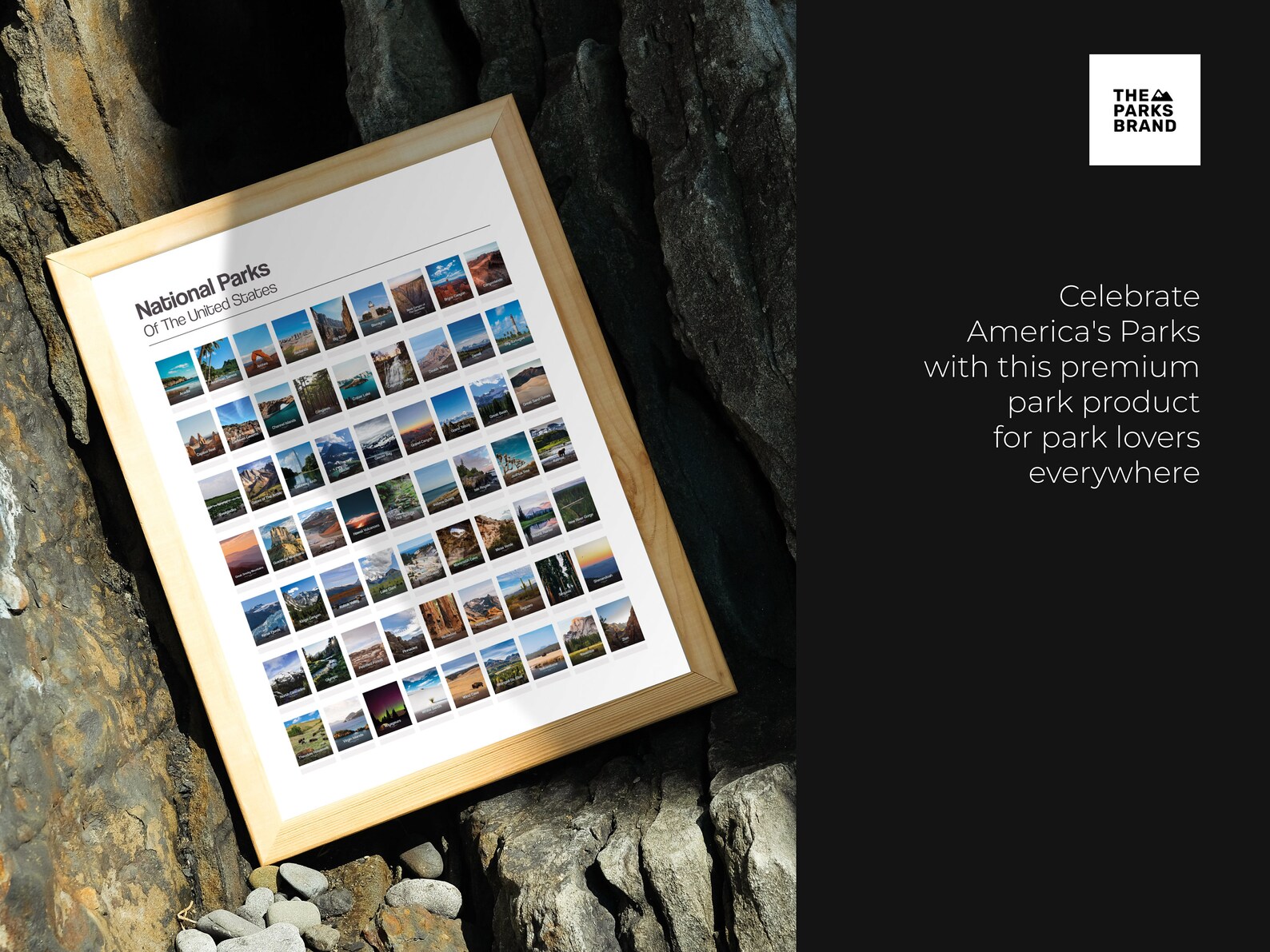 National Park Checklist Poster All 63 National Parks Mark - Etsy