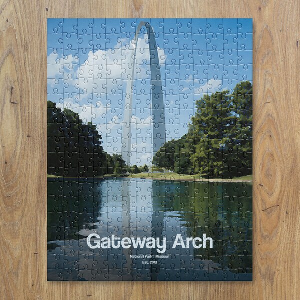 Gateway Arch National Park Puzzle - Etsy