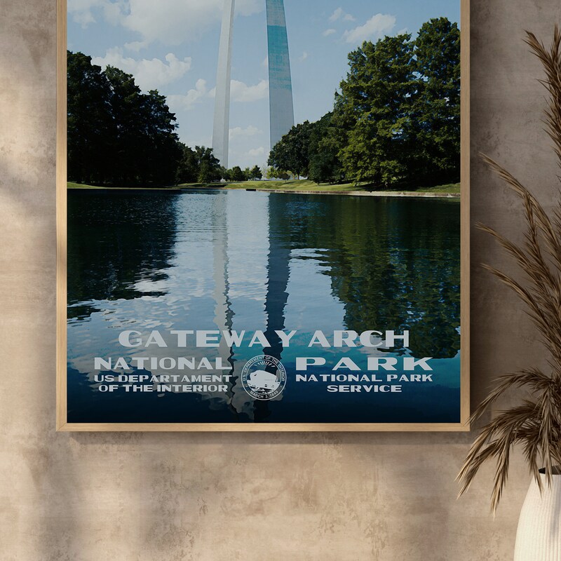 Gateway Arch National Park Poster - Etsy