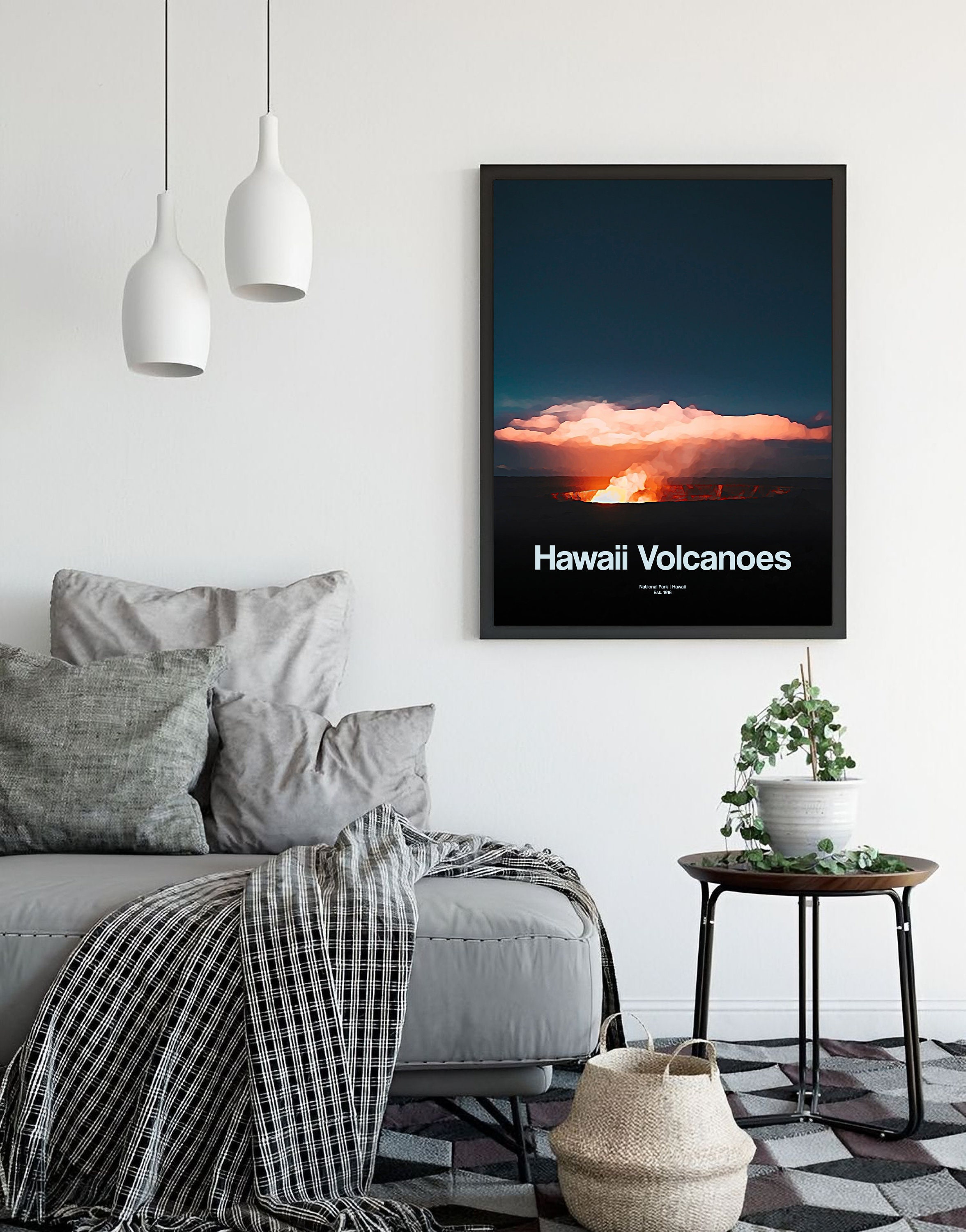 Hawaii Volcanoes National Park Poster Hawaii Volcanoes - Etsy