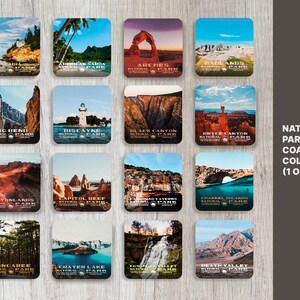 Build Your Own Set of National Park Coasters | Any Quantity | WPA ...
