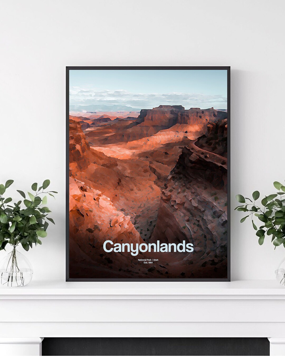 Canyonlands National Park Poster | Canyonlands Travel Print | USA ...